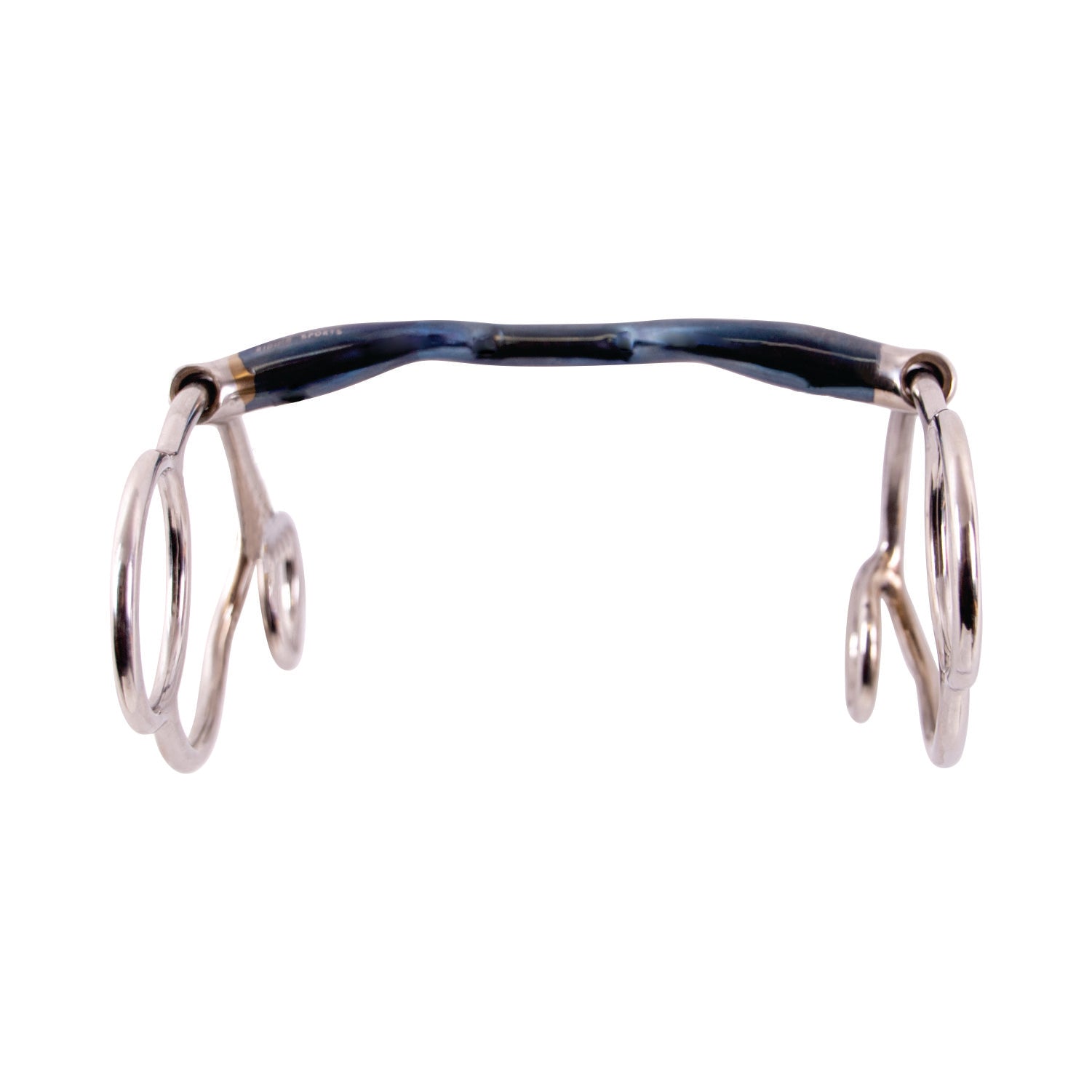 AK Blue Silver Universal Solid Mouthpiece Sweet Iron Horse Bit